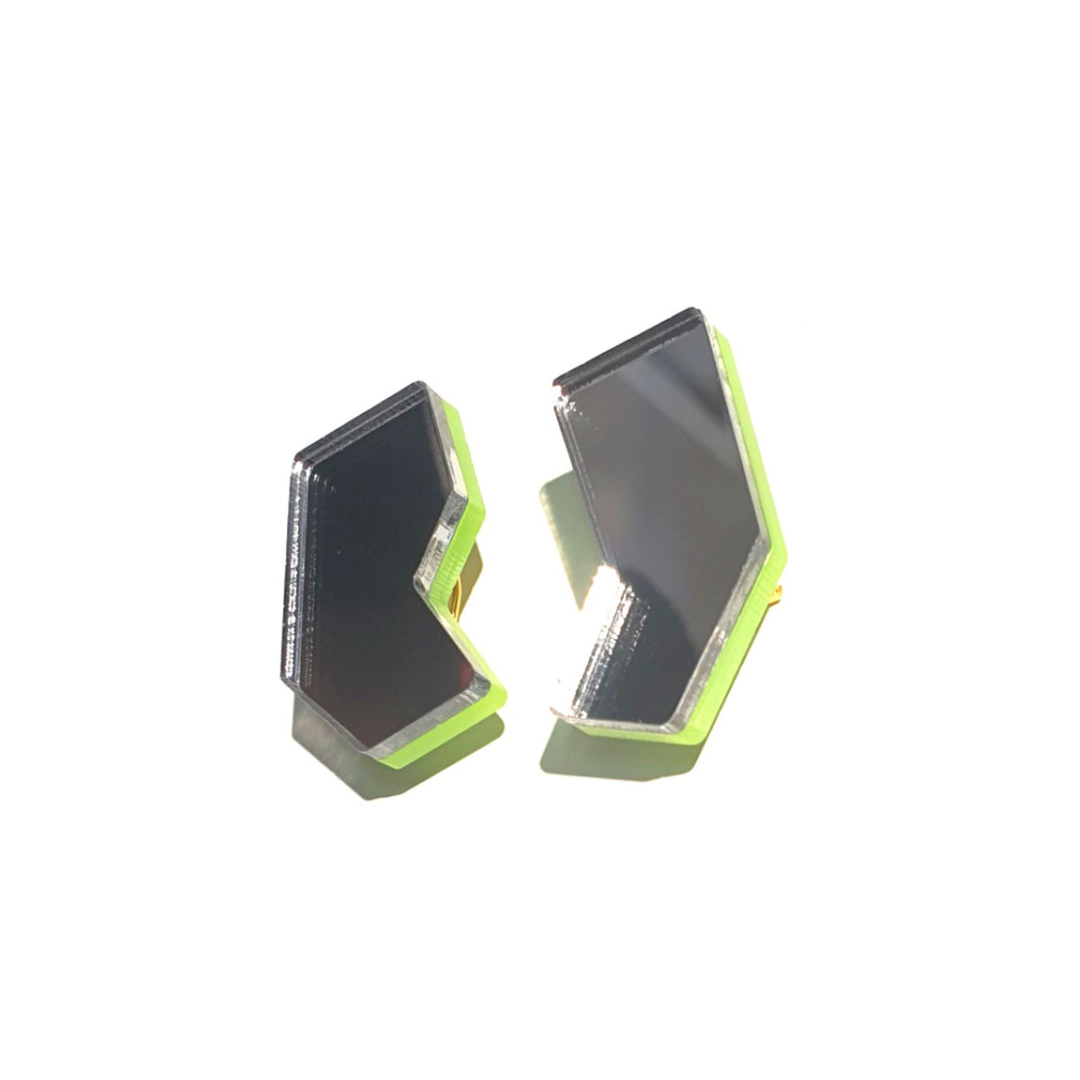 eve ray 'constellations' mismatch mirror earrings – Blonde The Store